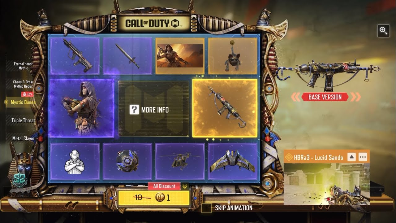 Codm 4 Spin On Mystic Dunes Lucky Draw | HBRa3 Lucid Sands & Klepto ...