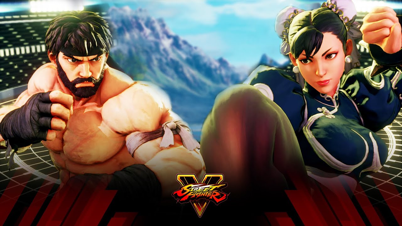 Street Fighter V - Ryu Vs Chun Li (Level 8) - YouTube