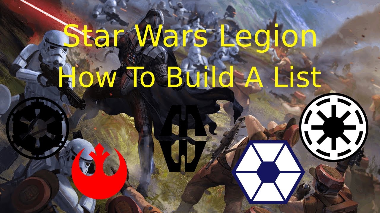 Star Wars Legion: How To Build A List - YouTube