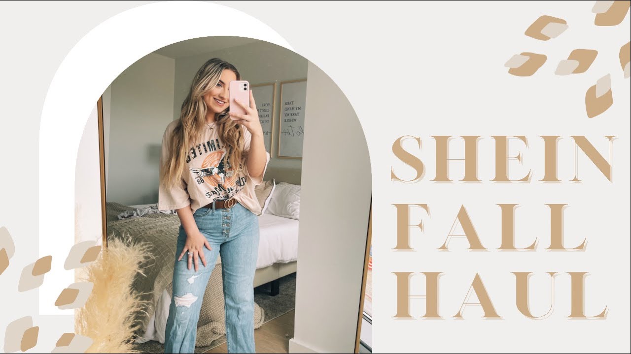 HUGE SHEIN FALL HAUL 2021 | fall basics, jackets, and tops, try-on haul ...