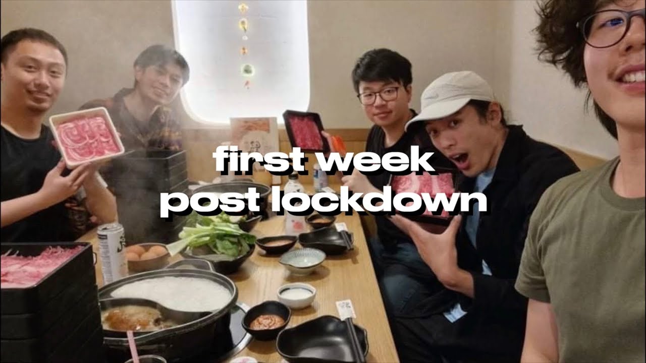 what i got up to the first week post lockdown in 2 minutes 🇦🇺 sydney ...