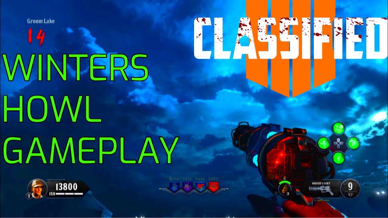 NEW WINTERS HOWL GAMEPLAY! BO4 CLASSIFIED ZOMBIES - YouTube