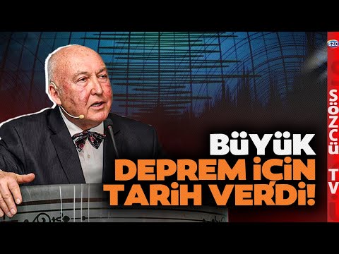 İstanbul Sallandı Övgün Ahmet Ercan Büyük Deprem İçin Tarih Verdi! Çarpıcı Analiz