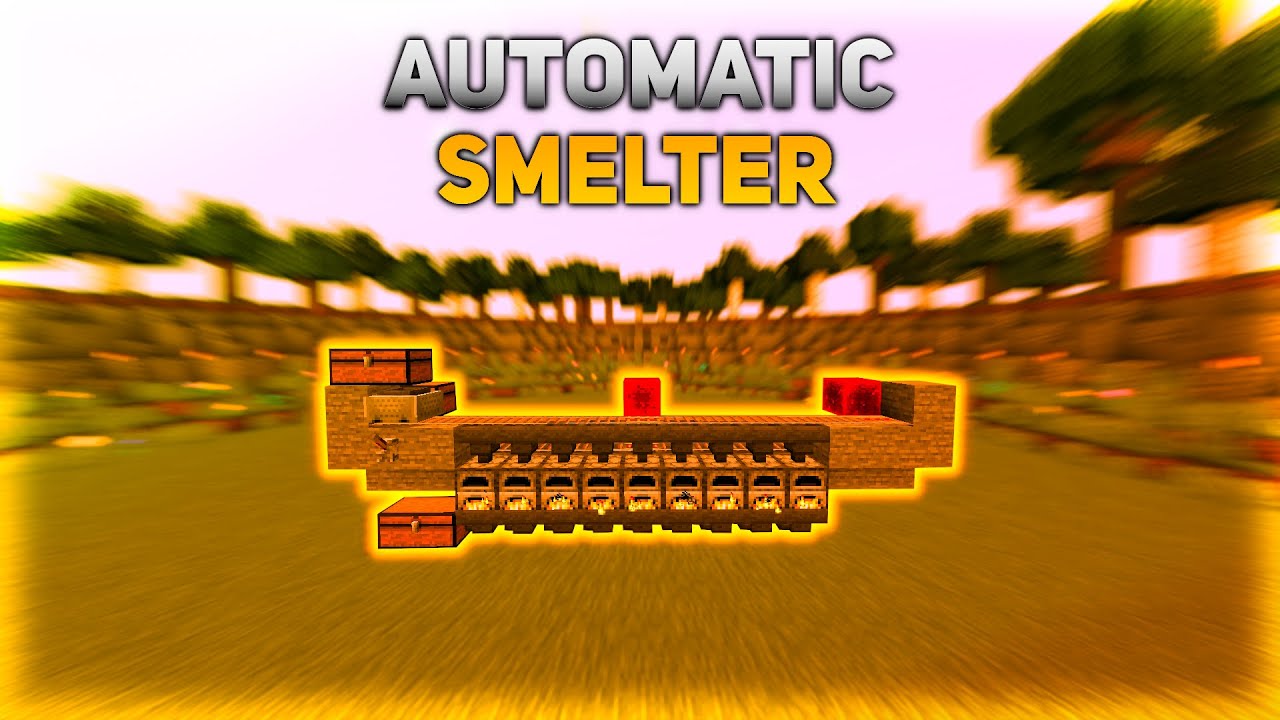 Simple Automatic Smelter | Minecraft 1.19+ - YouTube