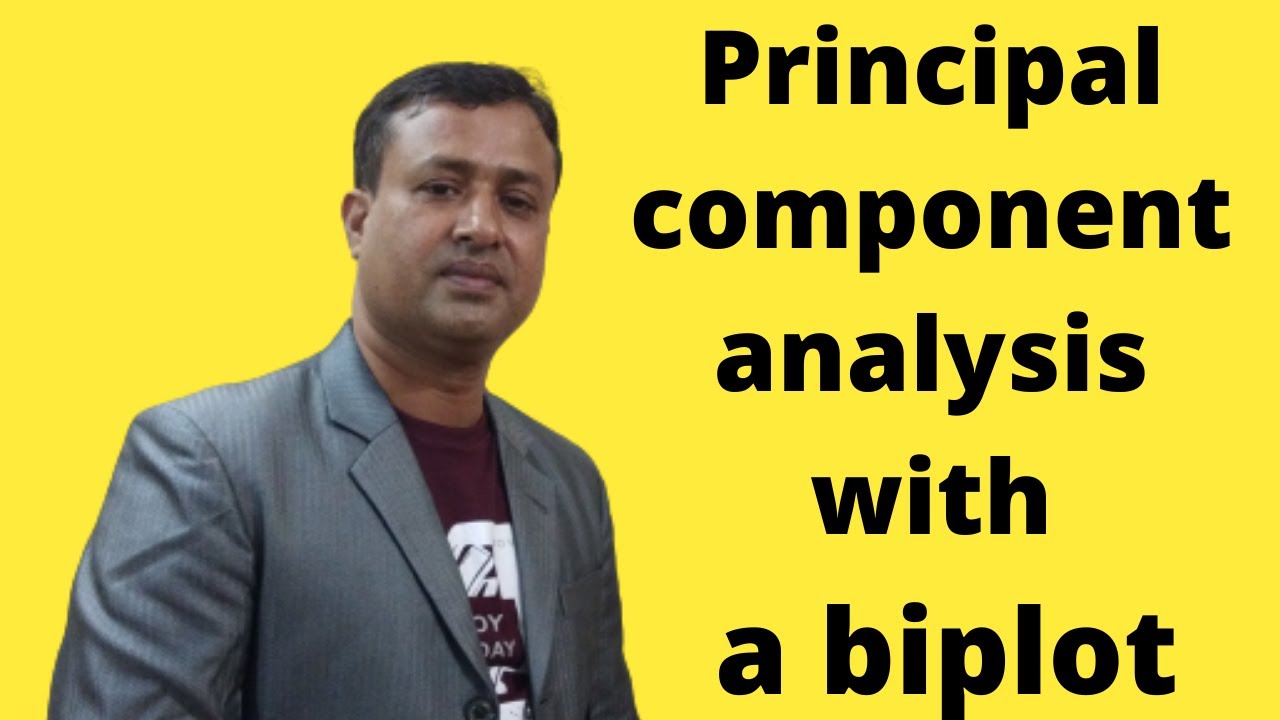 Principal component analysis with a biplot - YouTube