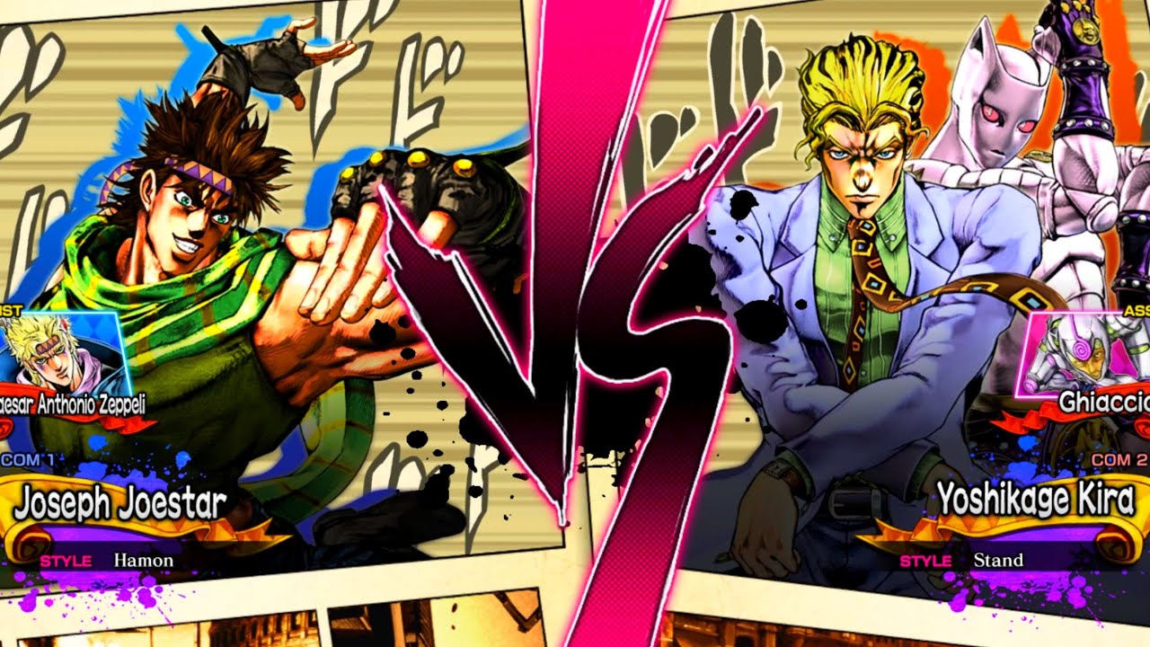 Joseph Joestar VS Yoshikage Kira | JoJo's Bizarre Adventure: All-Star ...