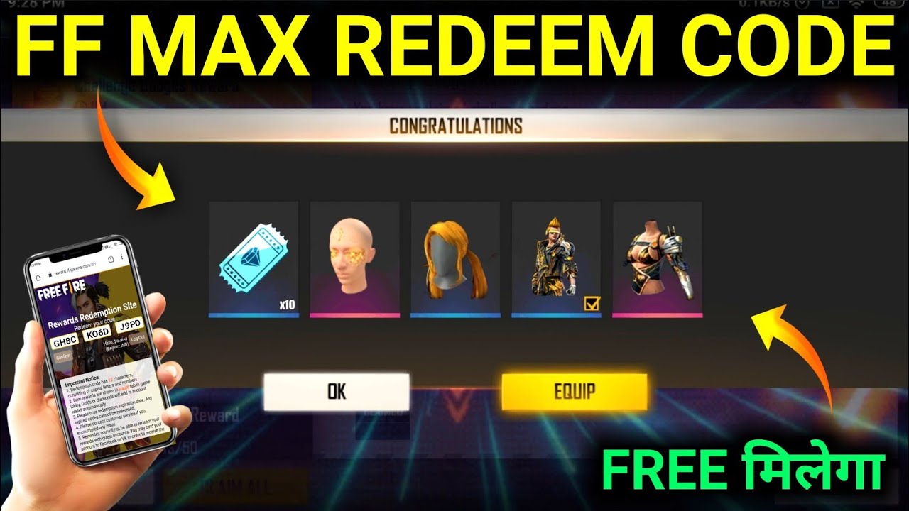 ff max redeem code/free fire redeem code today/ff max pre registration ...