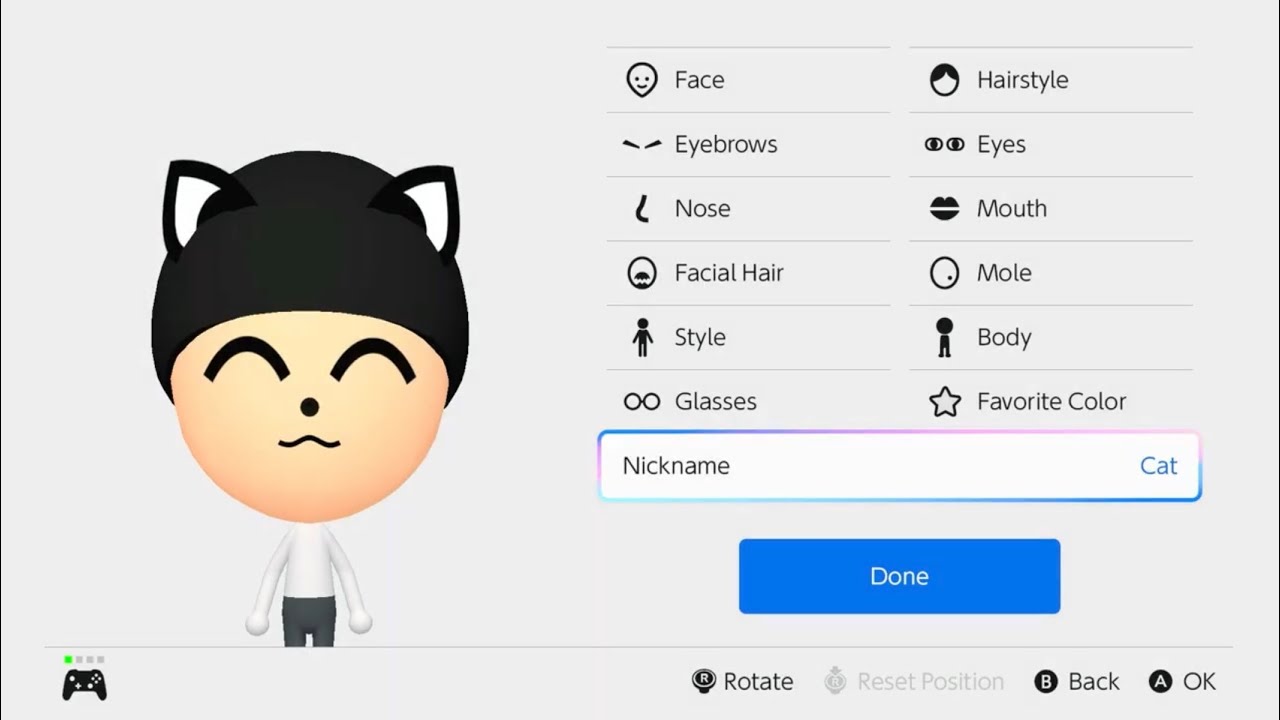 How to make a cat mii - YouTube