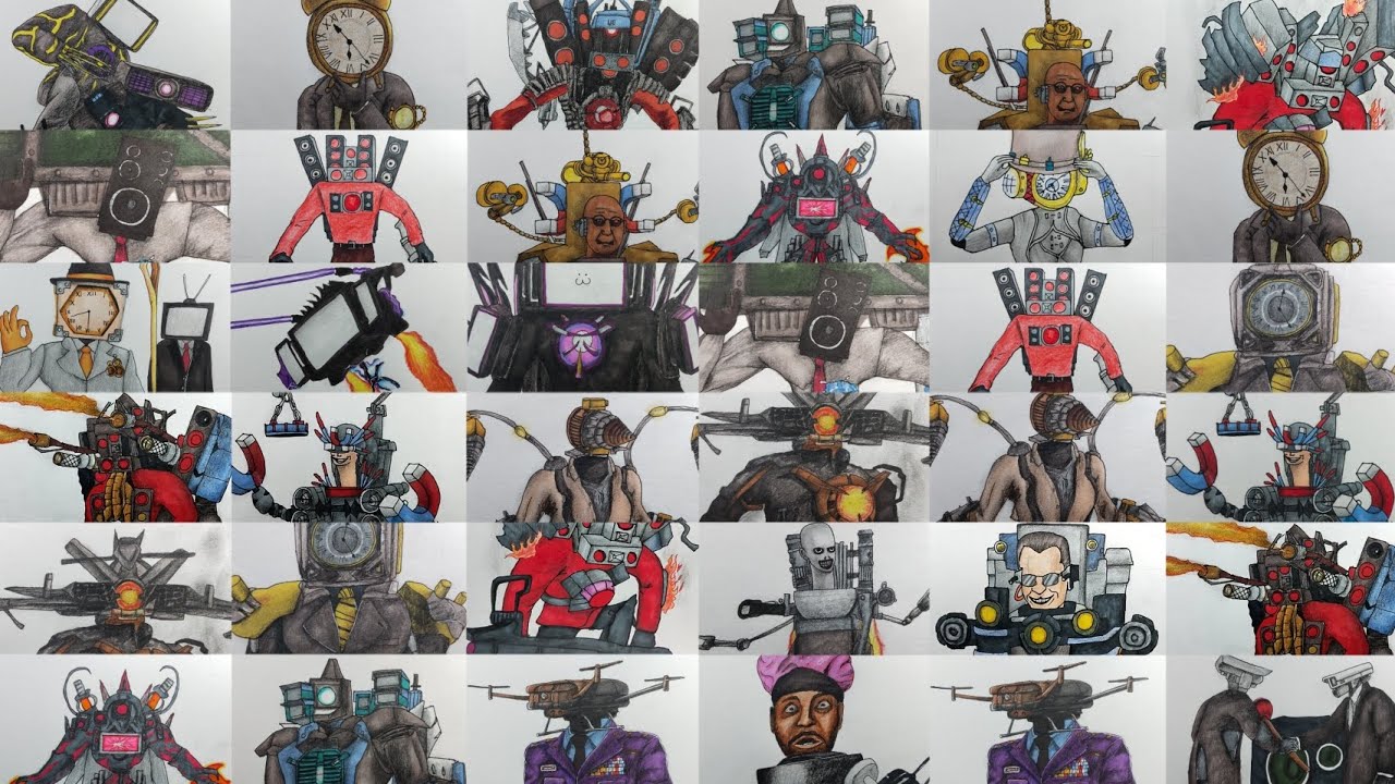 Skibidi Toilet Multiverse [drawing] all episode - YouTube