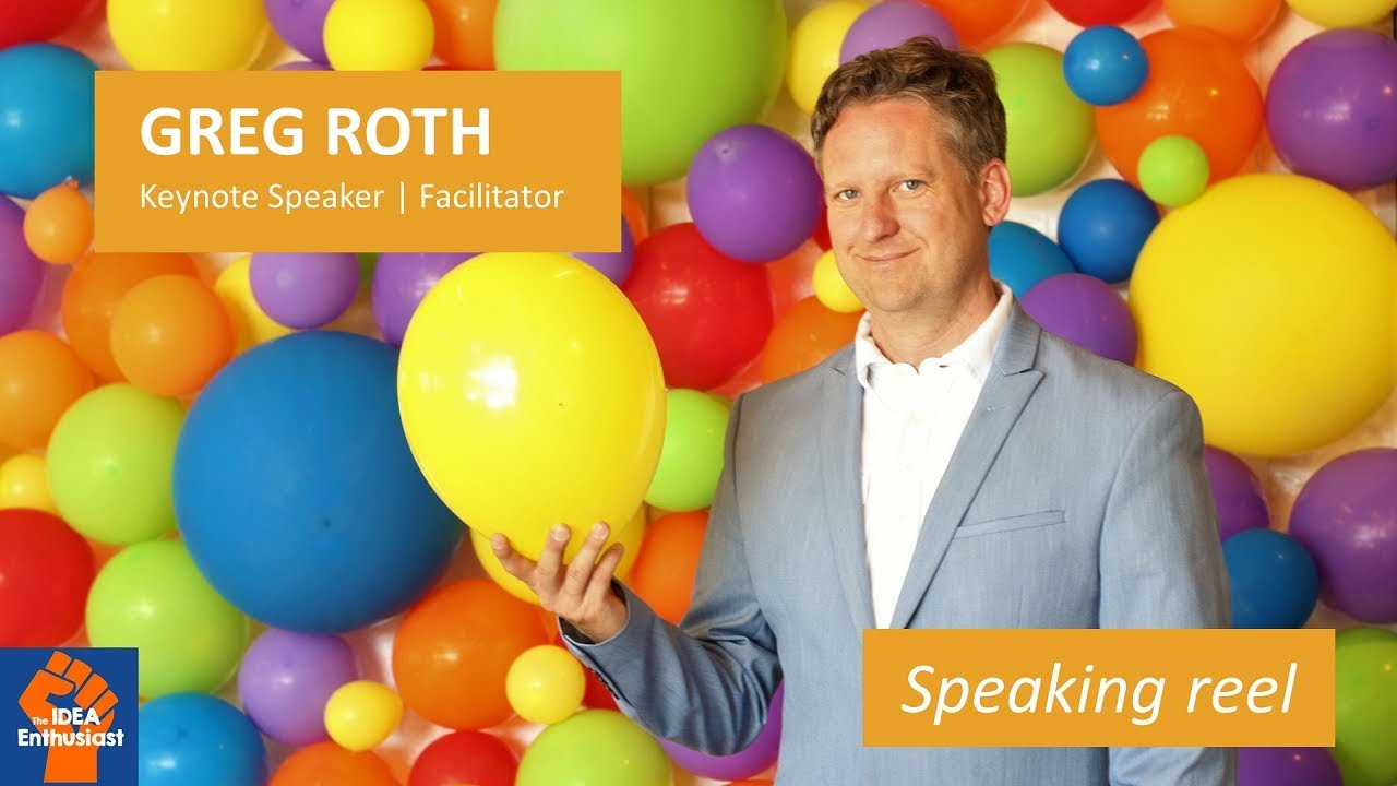 Greg Roth | The Idea Enthusiast - creativity keynote speaker - YouTube