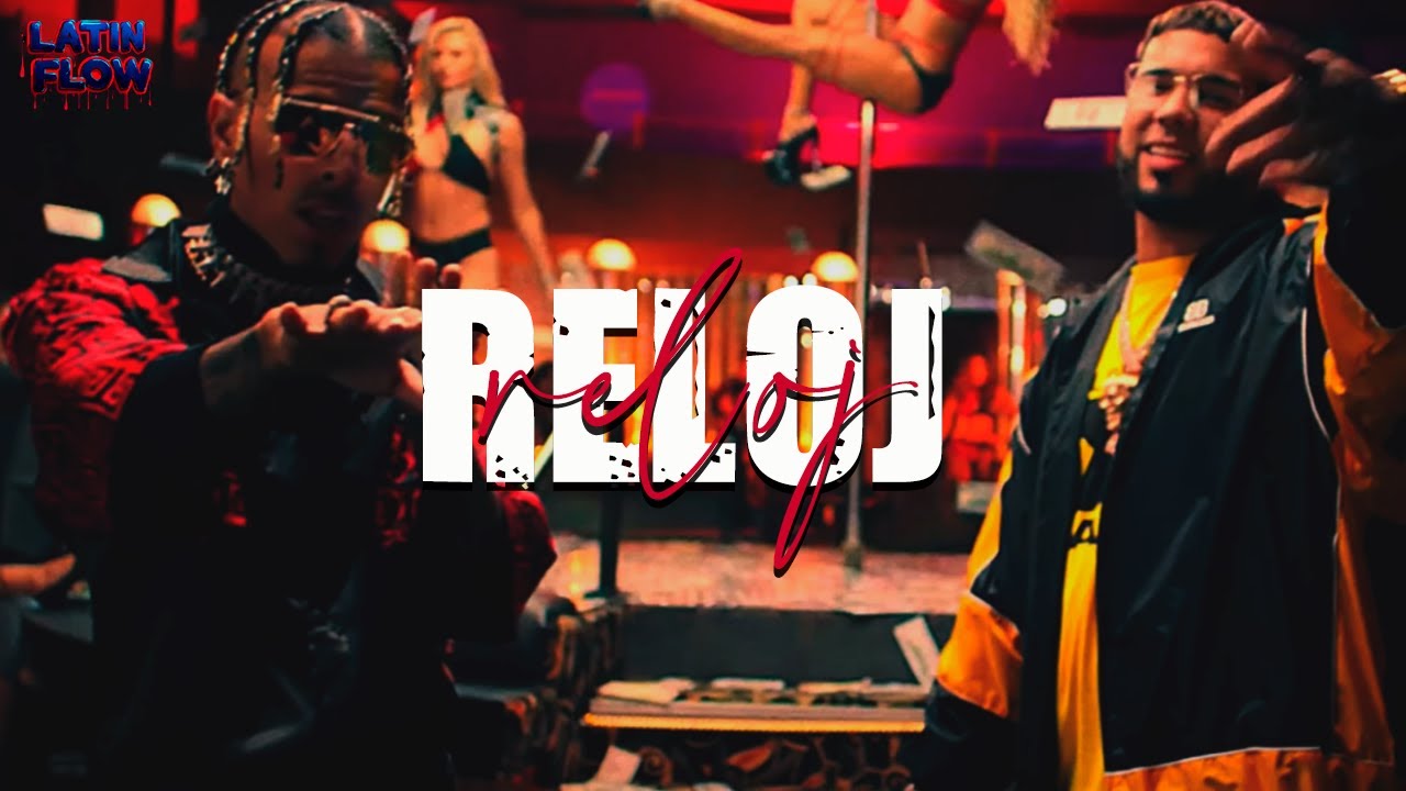 Rauw Alejandro, Anuel AA - Reloj (Letra) - YouTube