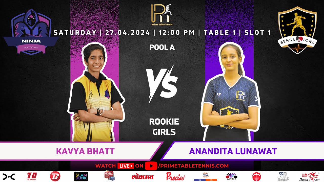 Match 3_Game 5_Rookie Girl Singles_Anandita Lunawat _VS_Kavya Bhatt_PTT Season2 - YouTube