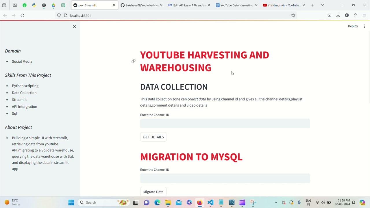 YouTube Harvesting and Warehousing using Sql and Streamlit - YouTube