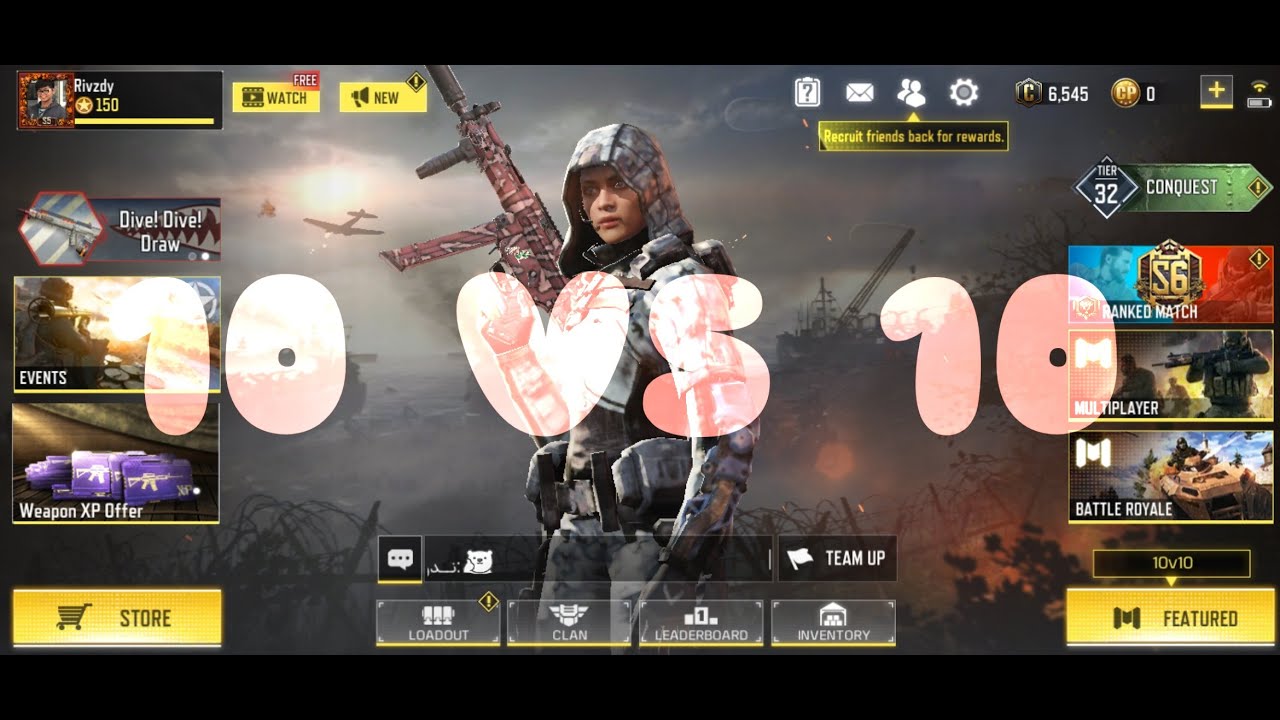 Quick 10v10 NUKE !!! | CODMobile | Rivzdy Gaming - YouTube