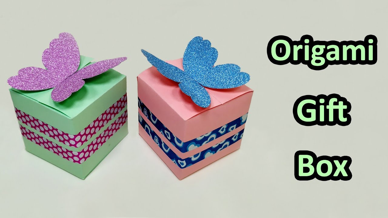 DIY Crafts Origami Butterfly Gift Box FYI|How I Make my Gift Butterfly ...