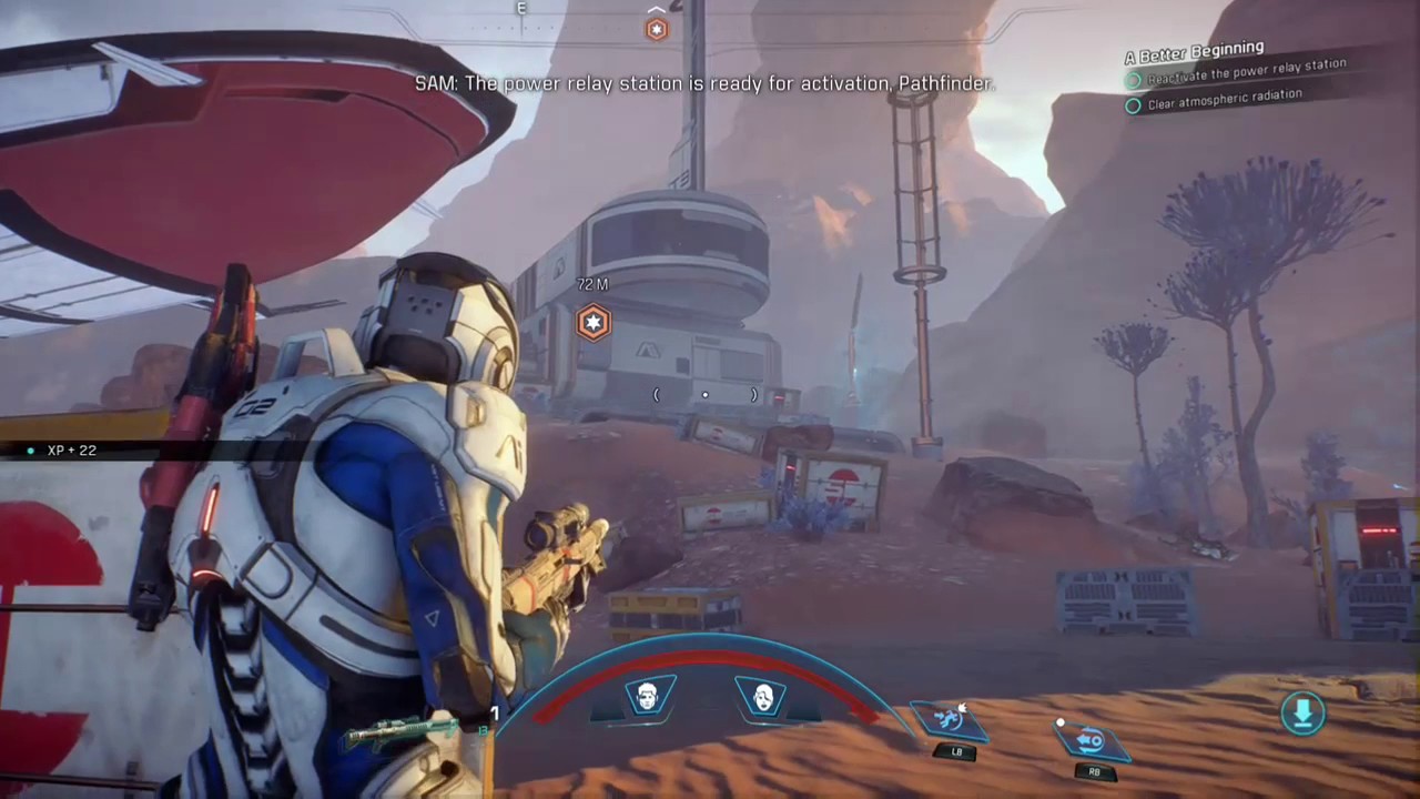 Mass Effect Andromeda XBOXONE EOS Kett Barracks Infiltration - YouTube