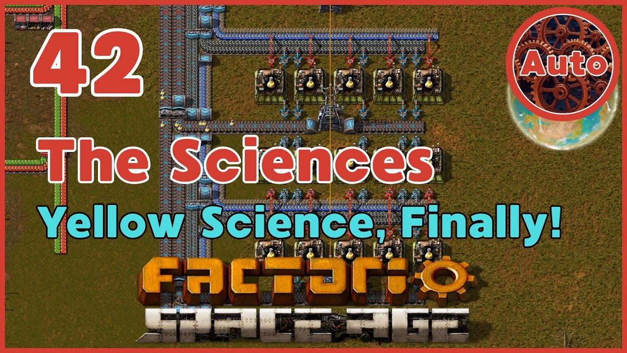 Yellow Science Automation & Base Upgrades | Factorio Space Age New ...