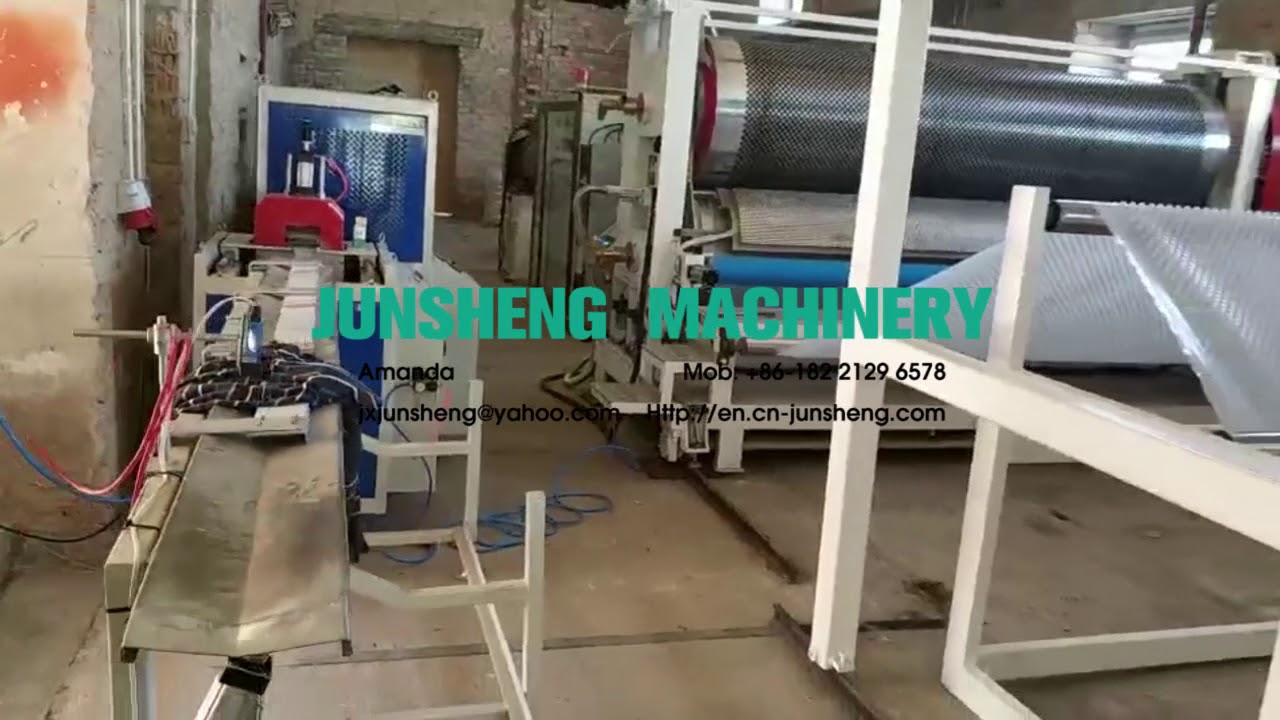 3m dimple machine testing running in LTU - YouTube