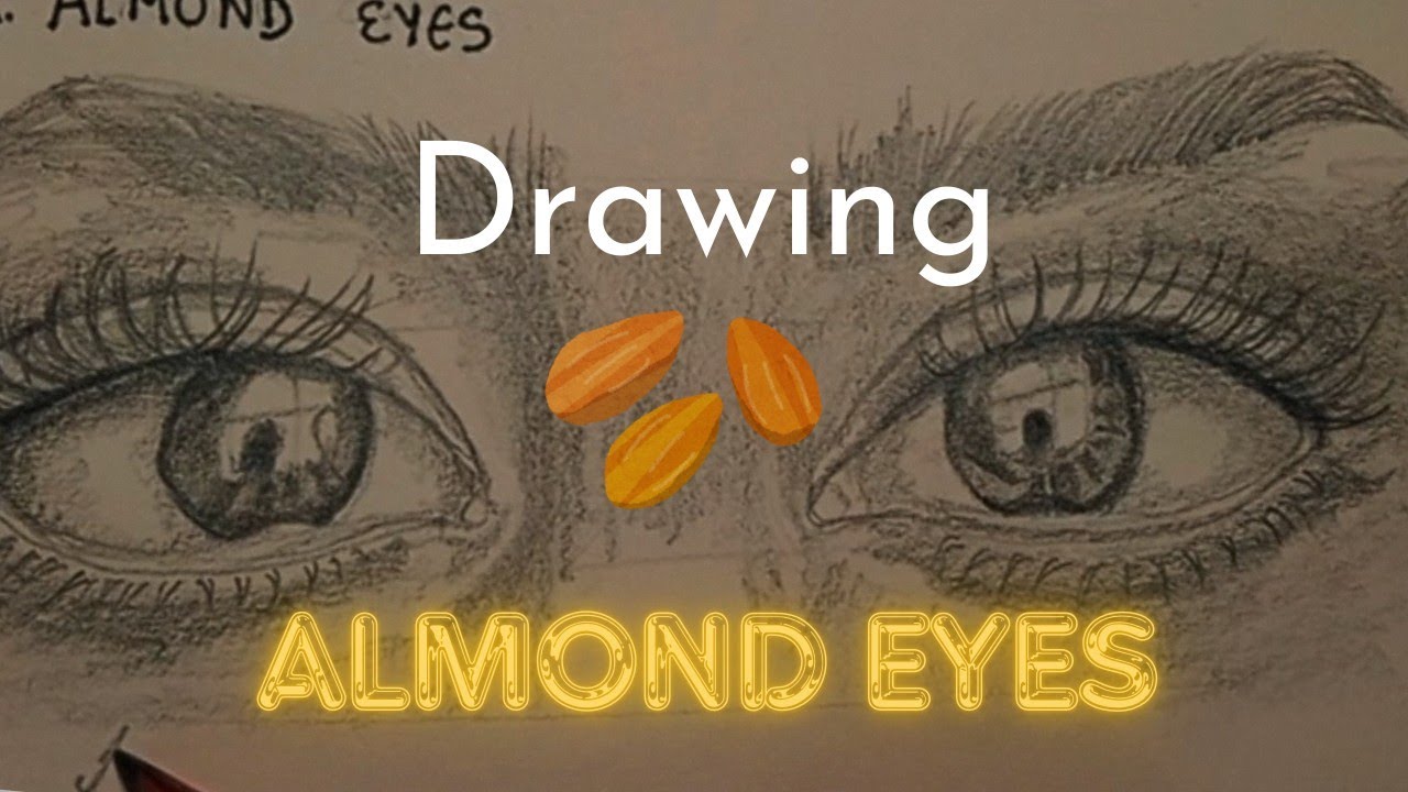 DRAWING ALMOND EYES 🌰👀 ll Step by step Art Tutorial ll By ...