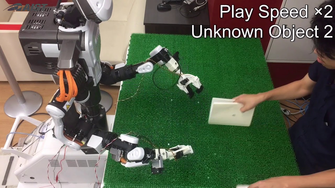 Using Deep Learning For Flexible Object Handling By A Robot【aist Official】 Youtube