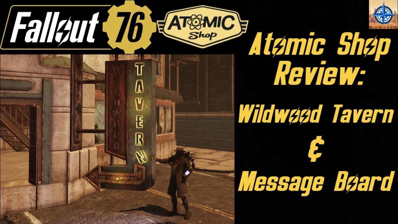 Fallout 76 Atomic Shop Item Review: Wildwood Tavern & Message Board ...