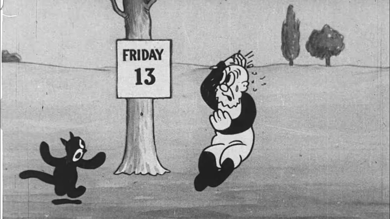 Friday The Thirteenth | 1922 | Aesop's Fables Farmer Alfalfa Silent ...