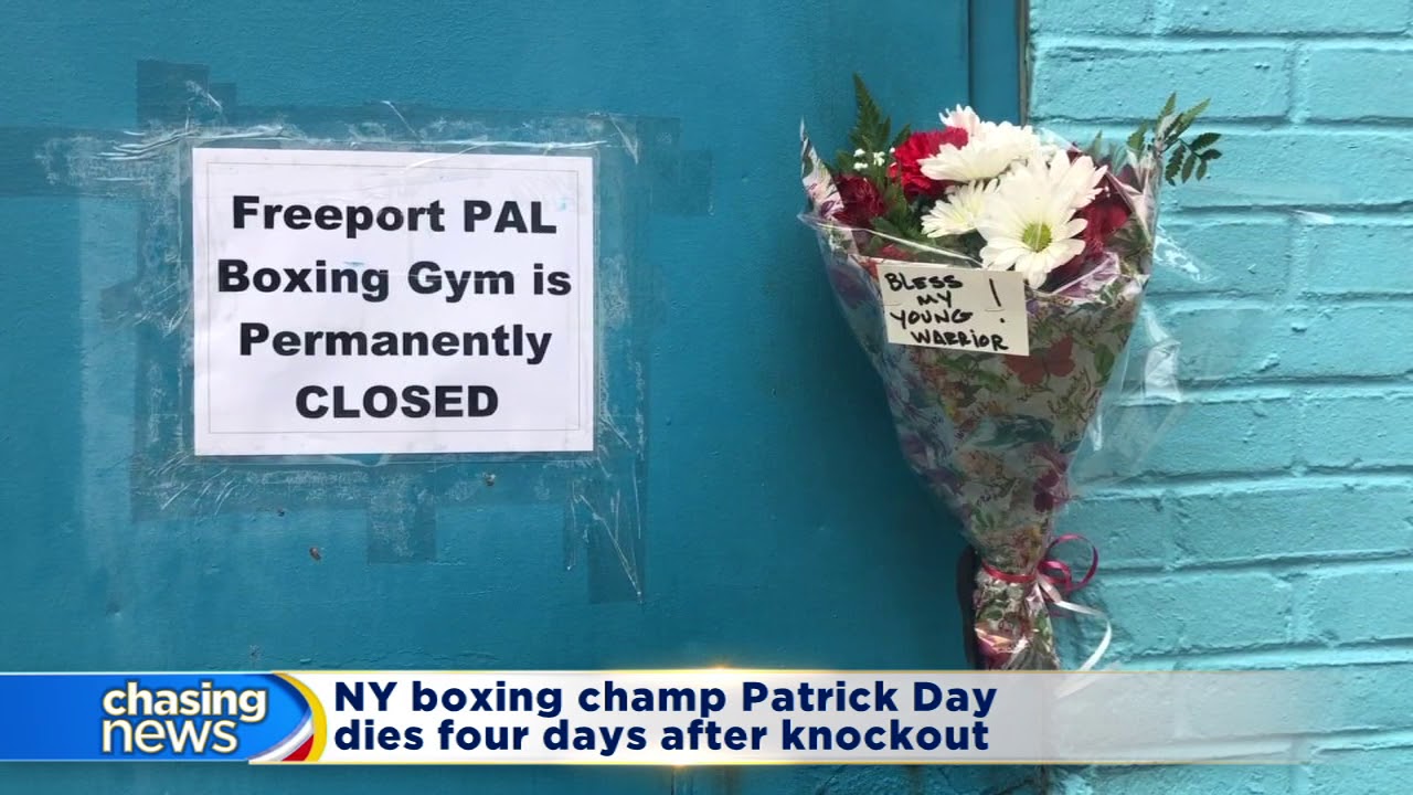 NY boxing champ Patrick Day dies four days after knockout - YouTube
