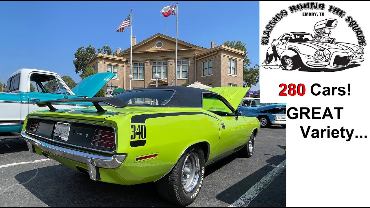 Yearly Magnificence!!! Emory TX Classics Round the Square car show Sept ...