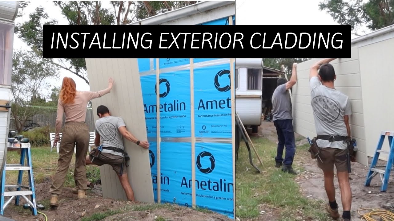 Installing exterior cladding (James Hardie Axon Cladding) | The ...