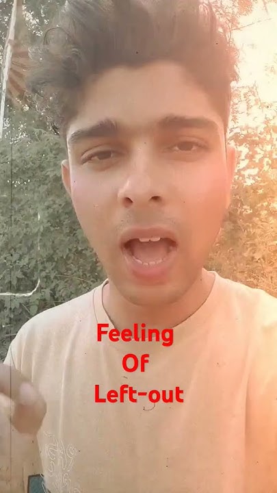 Why do I feel left out by my friends | Feeling excluded by friend's | # ...