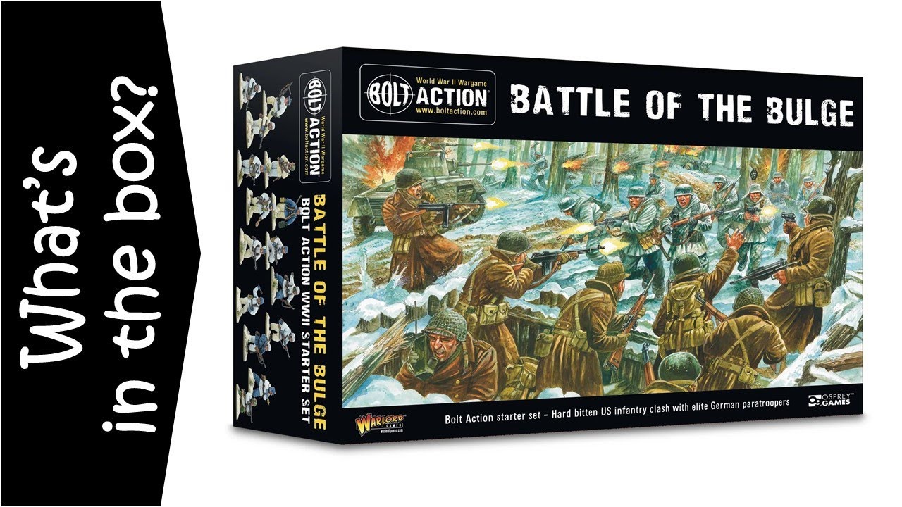 Bolt Action 3 - Battle of the Bulge Starter Set - Unboxing & Review ...