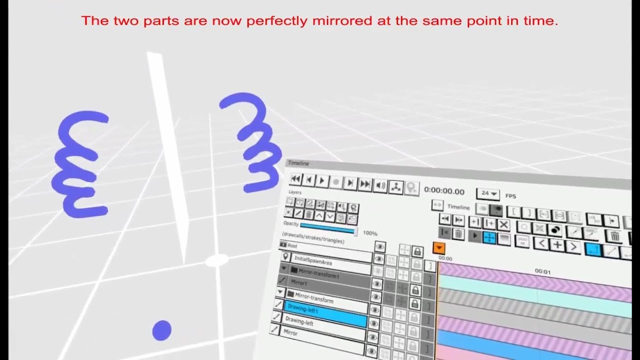 Quill tutorial - Mirror transform - YouTube