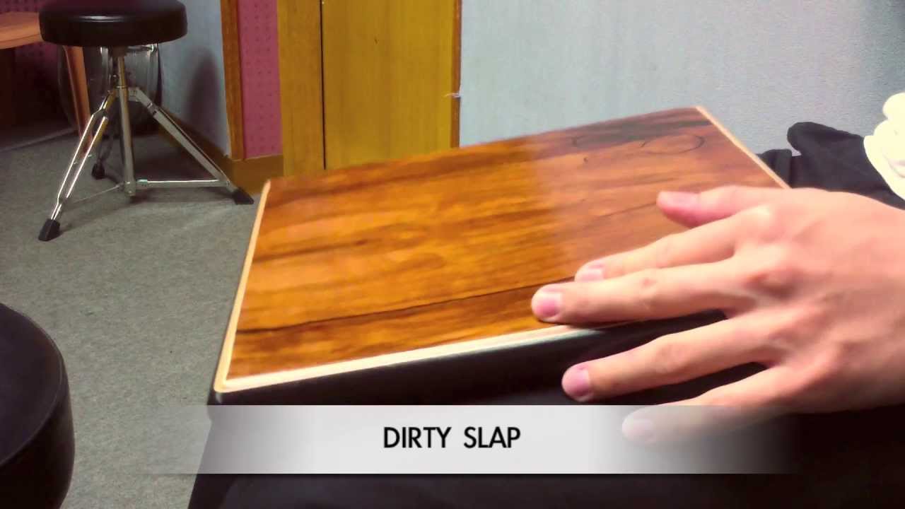 Palm-finger Technique in SONOR Cajon Pad Demo（木箱鼓） - YouTube