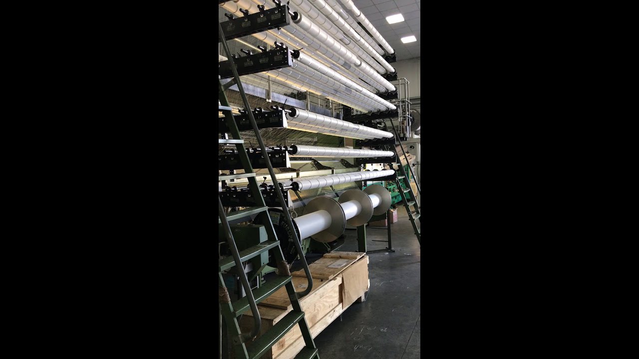 N° 4 Karl Mayer Raschel warp knitting machine used for lace fabrics ...