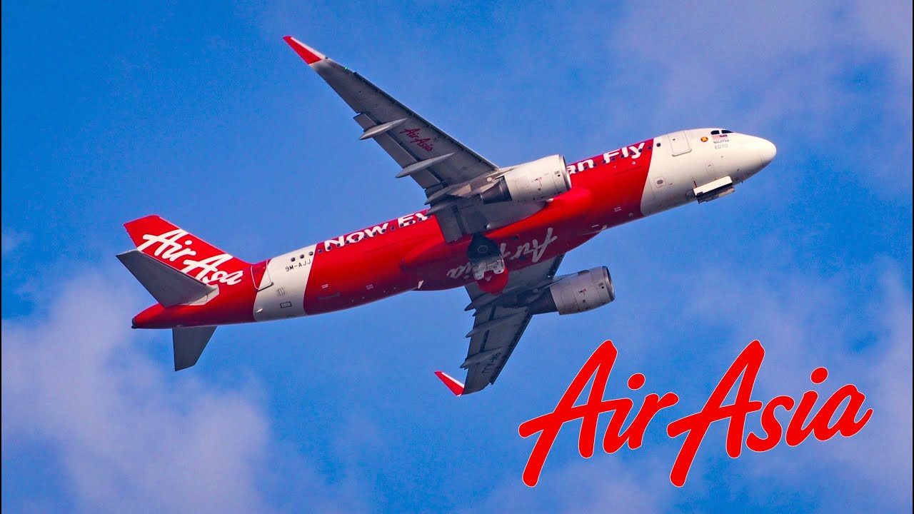 The RED Beast in the BLUE SKY !! CHENNAI - KUALA LUMPUR AIRASIA Airbus ...