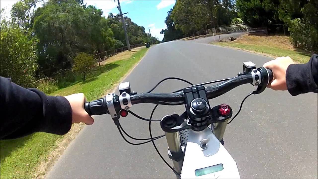 Testing out my new stealth bomber electric bike - YouTube