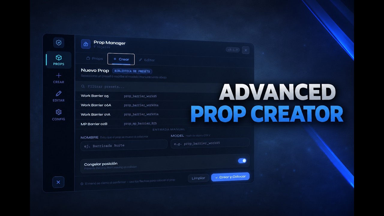 PROP CREATOR [ESX/QB] - YouTube