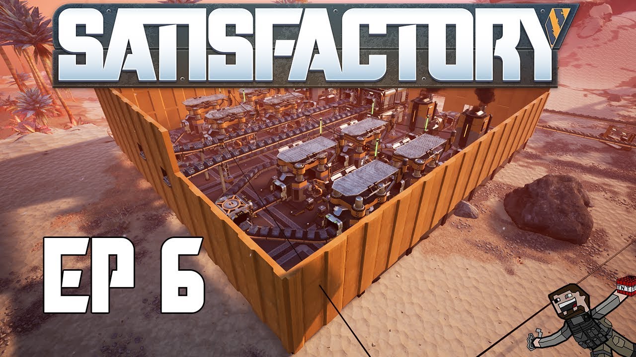 Satisfactory (Season 1) Rocky Desert - Ep 6 - A New Factory - YouTube