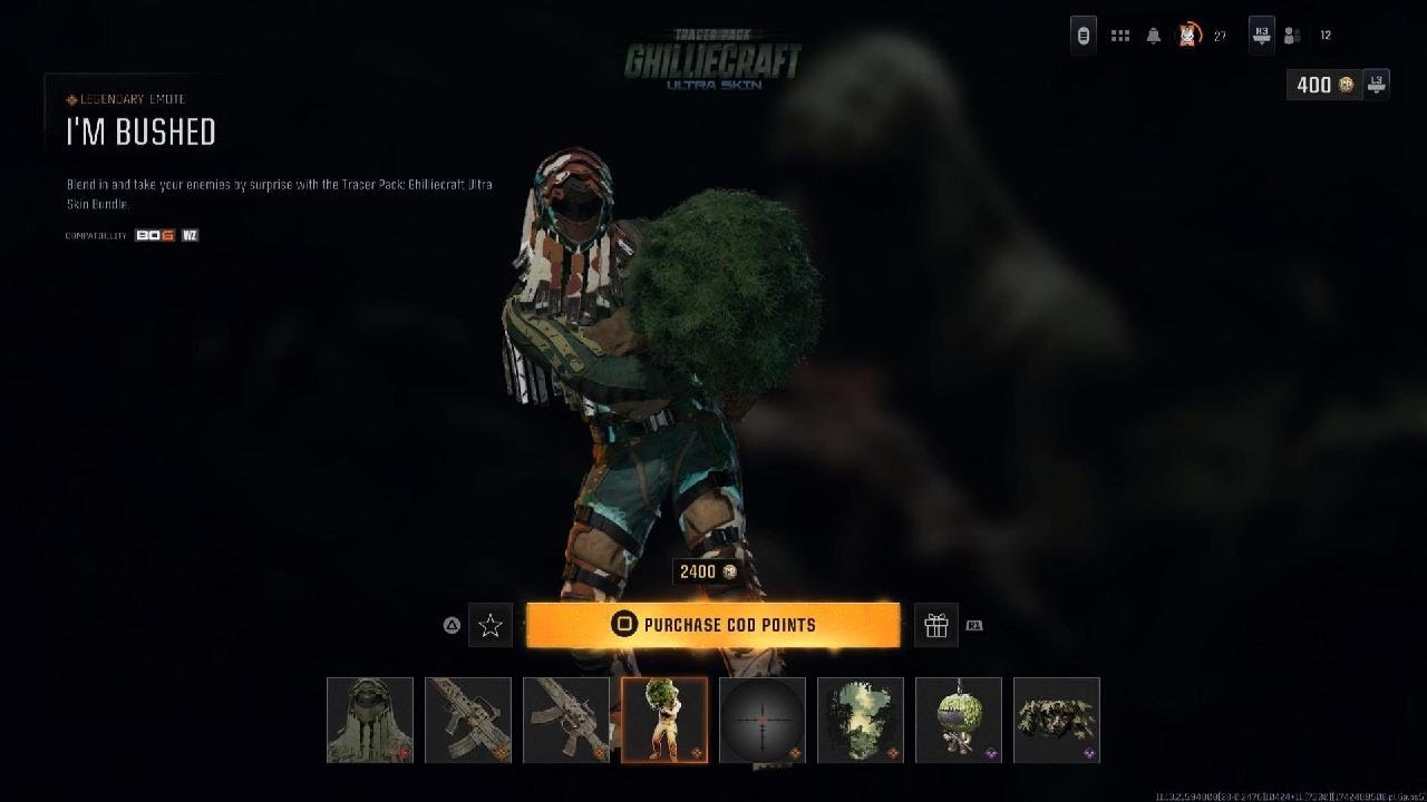 I'm Bushed - Emote in Warzone & BO6 - YouTube