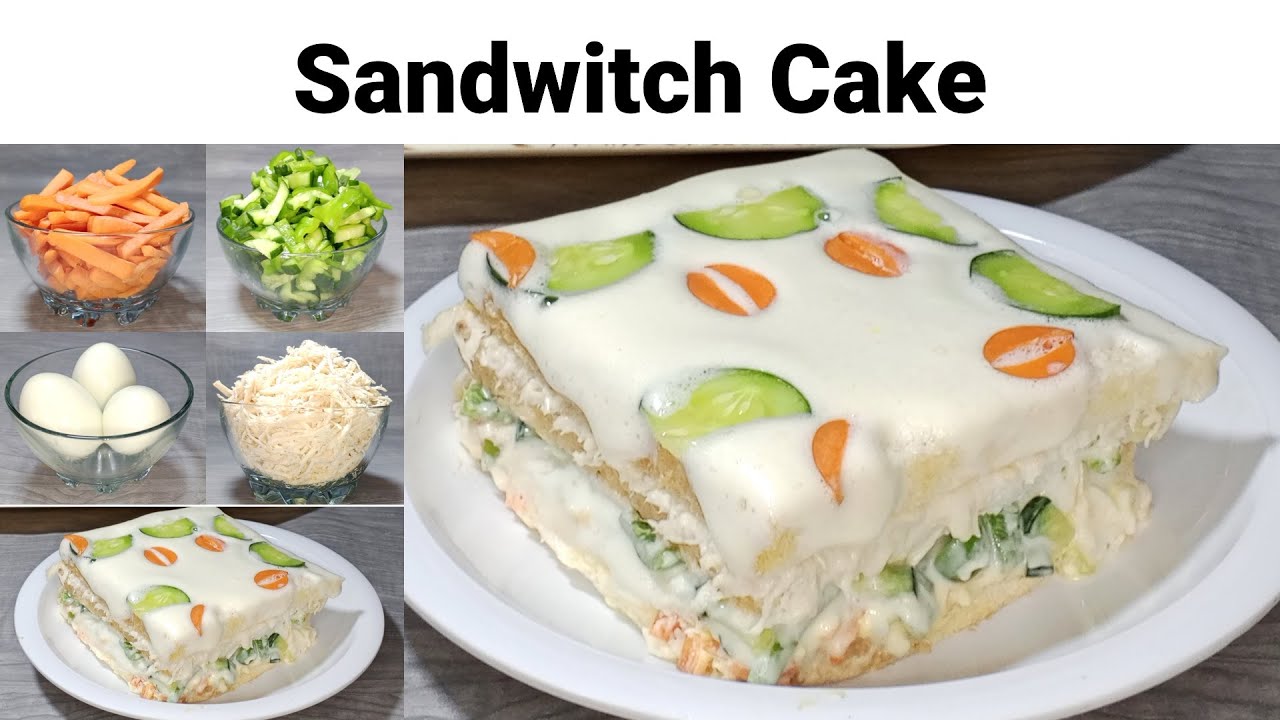 How to Make a Delicious Sandwich Cake | Easy Recipe Tutorial ...