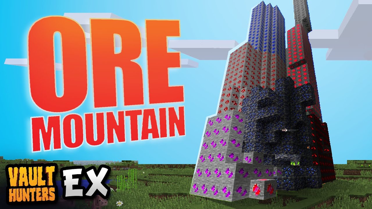 Climbing Ore Mountain - MINECRAFT VAULT HUNTERS 2 SMP #113 EXTENDED ...