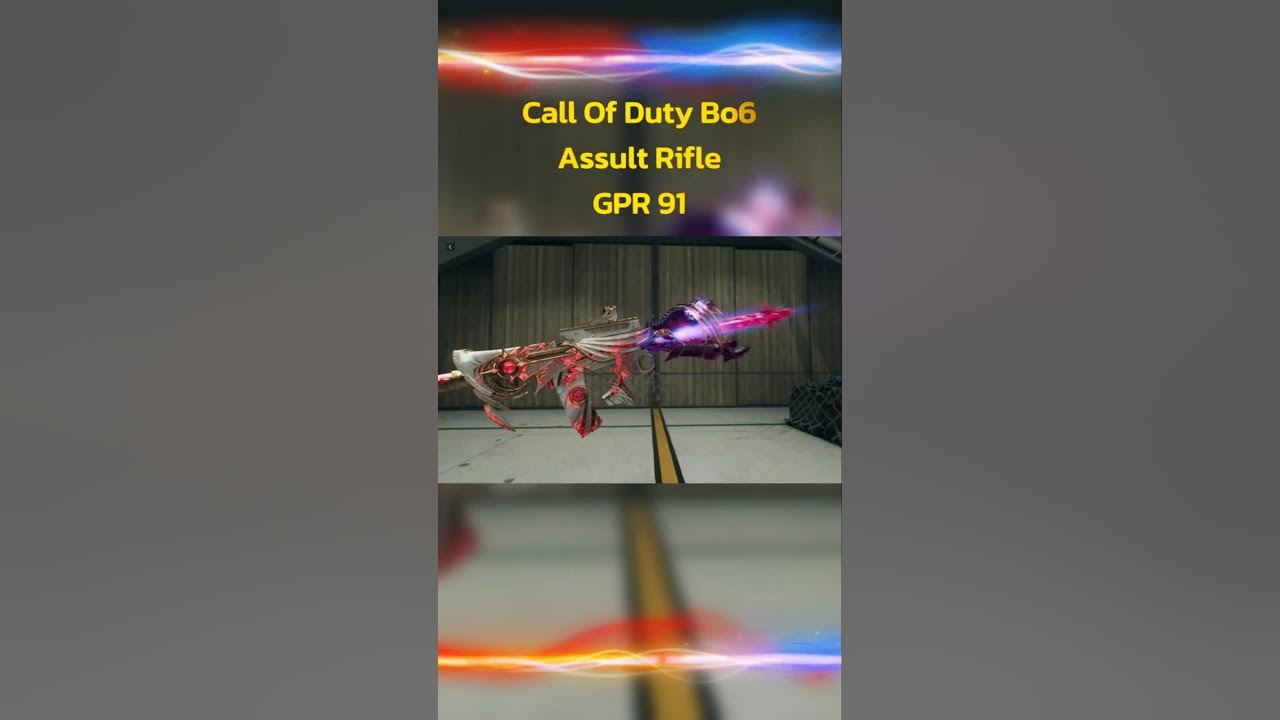 COD BO6 Assult Rifle GPR 91 #shorts #codbo6 #new #millionviews - YouTube