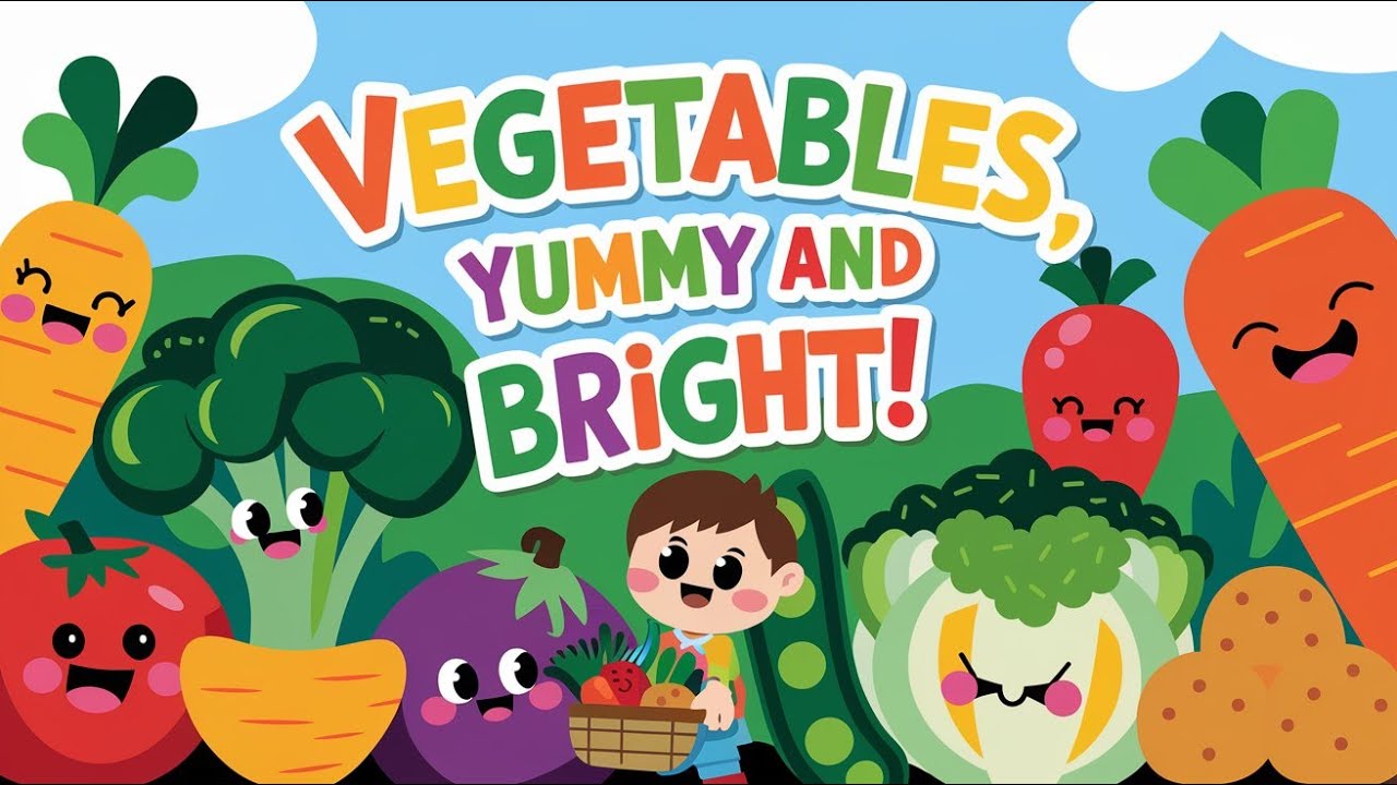 Vegetables Yummy & Bright Song | Nursery Rhymes & Kids Songs @peekaboo ...