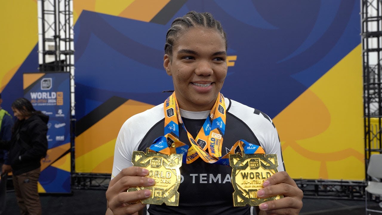 Gabrieli Pessanha Wins Double Gold at No-Gi Worlds, Becoming a 10x ...