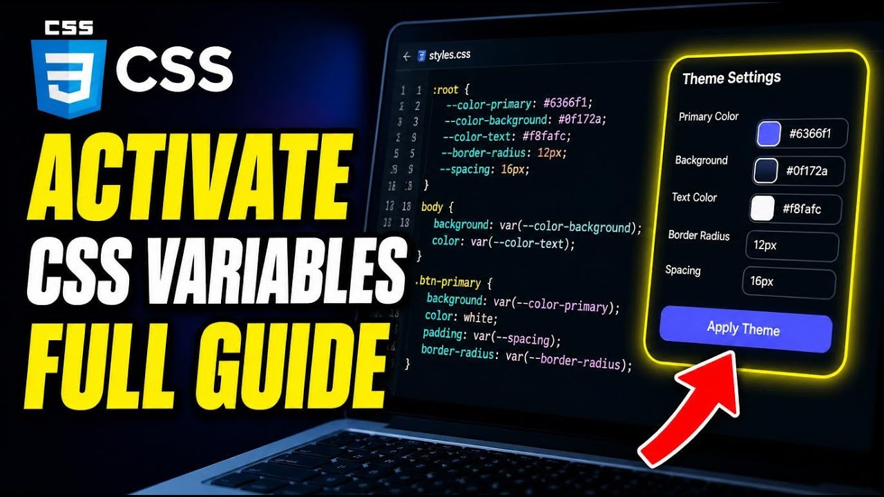 How to activate CSS variables for theme-ready user interfaces - Full ...