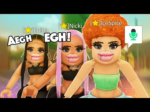 ROASTING PEOPLE AS BADDIES IN DA HOOD VOICE CHAT!