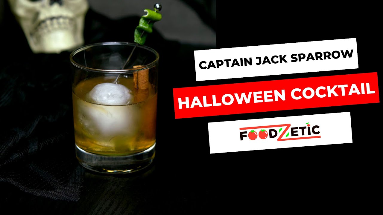Captain Jack Sparrow Halloween Cocktail - YouTube