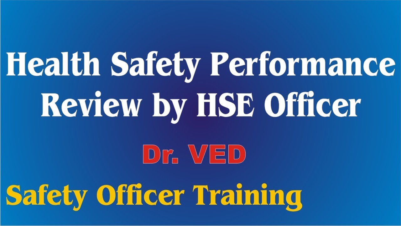 Health safety performance review by hse officer | online courses - YouTube