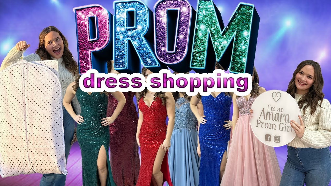 I Went Prom Dress Shopping!!!! - YouTube