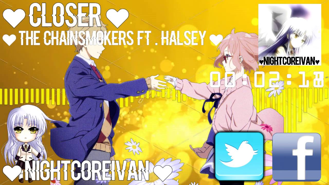 Nightcore - Closer - YouTube